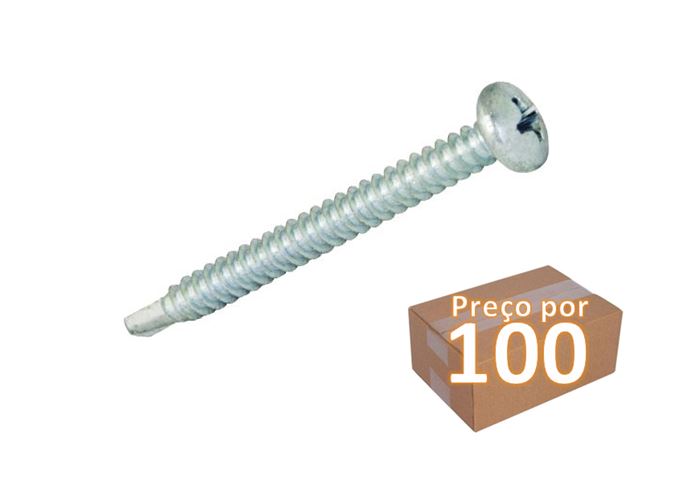 PARAF AUTO-PERF C/ QUEIJO 4,8*63(CX 500) - HobbyBrico