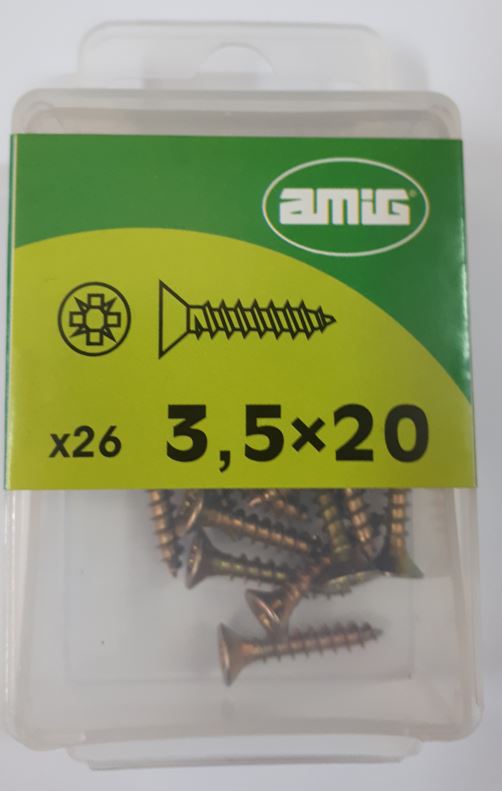 BLISTER PARAF MAD C/EMBEB 3,5*20 (CX26) – HobbyBrico