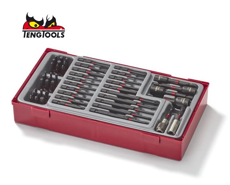 TENGTOOLS – TABUL 53PÇS BITS E ACESS IMPACTO “TTBS53” - HobbyBrico